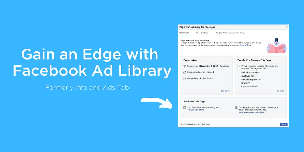Facebook Ad Library: 5 Uses To Gain An Edge (Info and Ads Update)