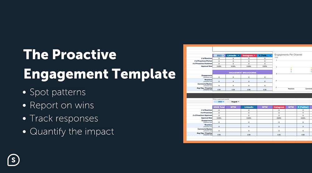 Proactive Community Engagement Tracker Template