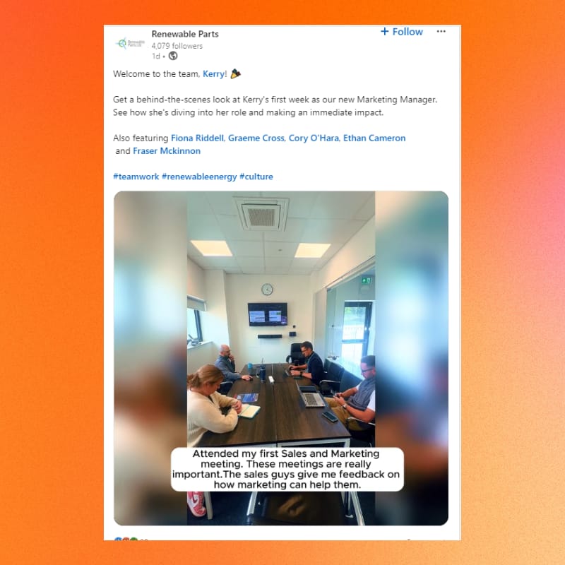 How to Create Great "Welcome to the Team" Posts